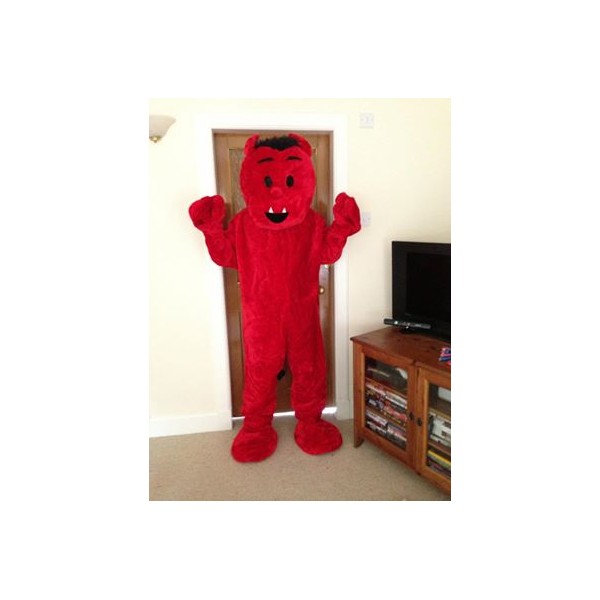 Red Devil Mascot Manchester united mascot